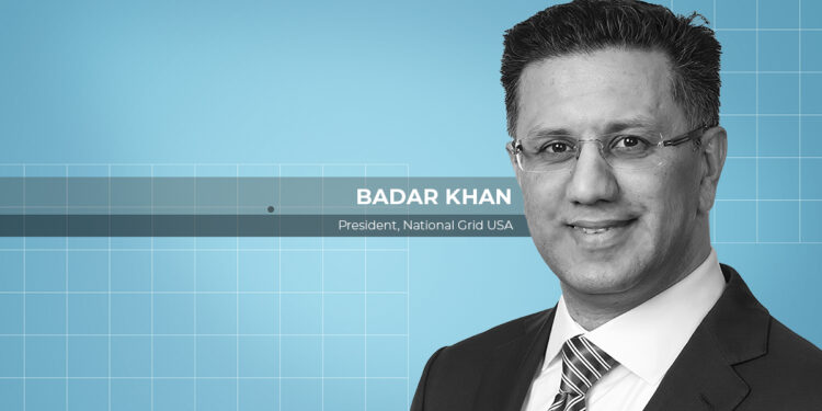 Badar Khan, president of U.S. operations for National Grid, on the ...