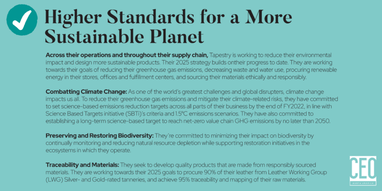 Tapestry CEO Joanne Crevoiserat: Stretching what's possible - CEO North ...