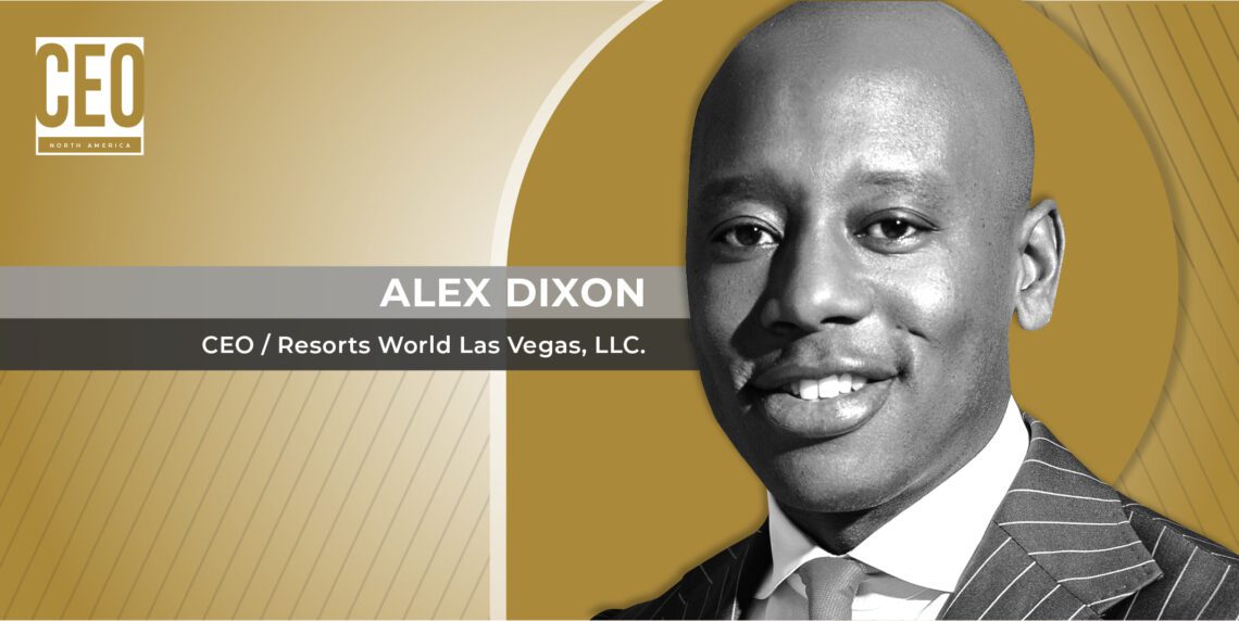 Alex Dixon shows CEO NA Magazine how Resorts World Las Vegas is going ...